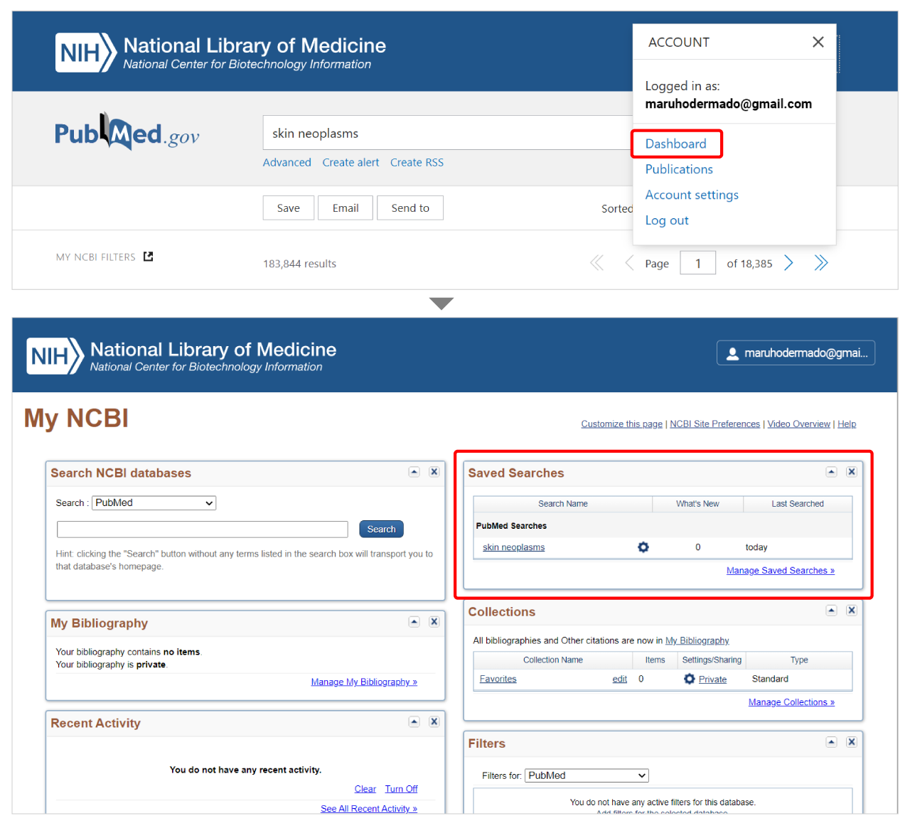 「My NCBI」を利用した文献情報の定期自動入手方法 | Dermado デルマド - マルホ株式会社 皮膚科学領域での卓越した貢献を。
